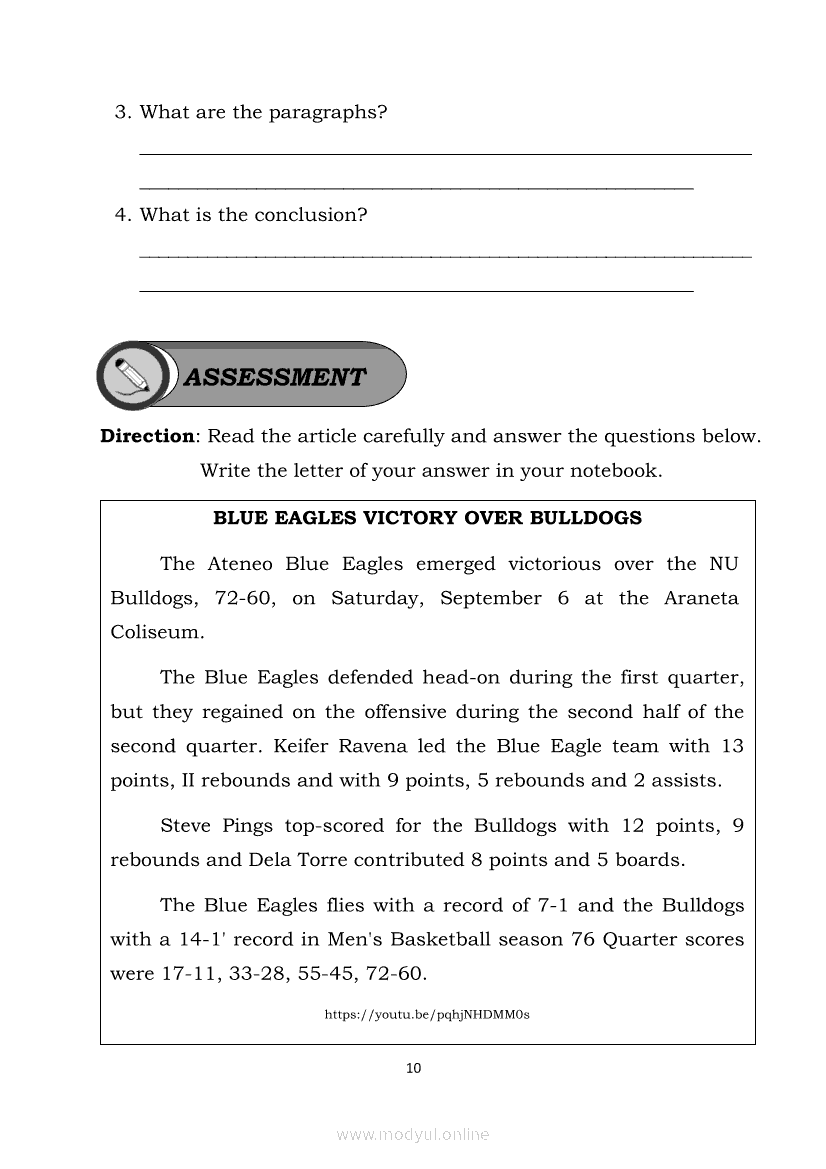English Quarter 4 Module 4 Identify Features Of Journalistic Writing 