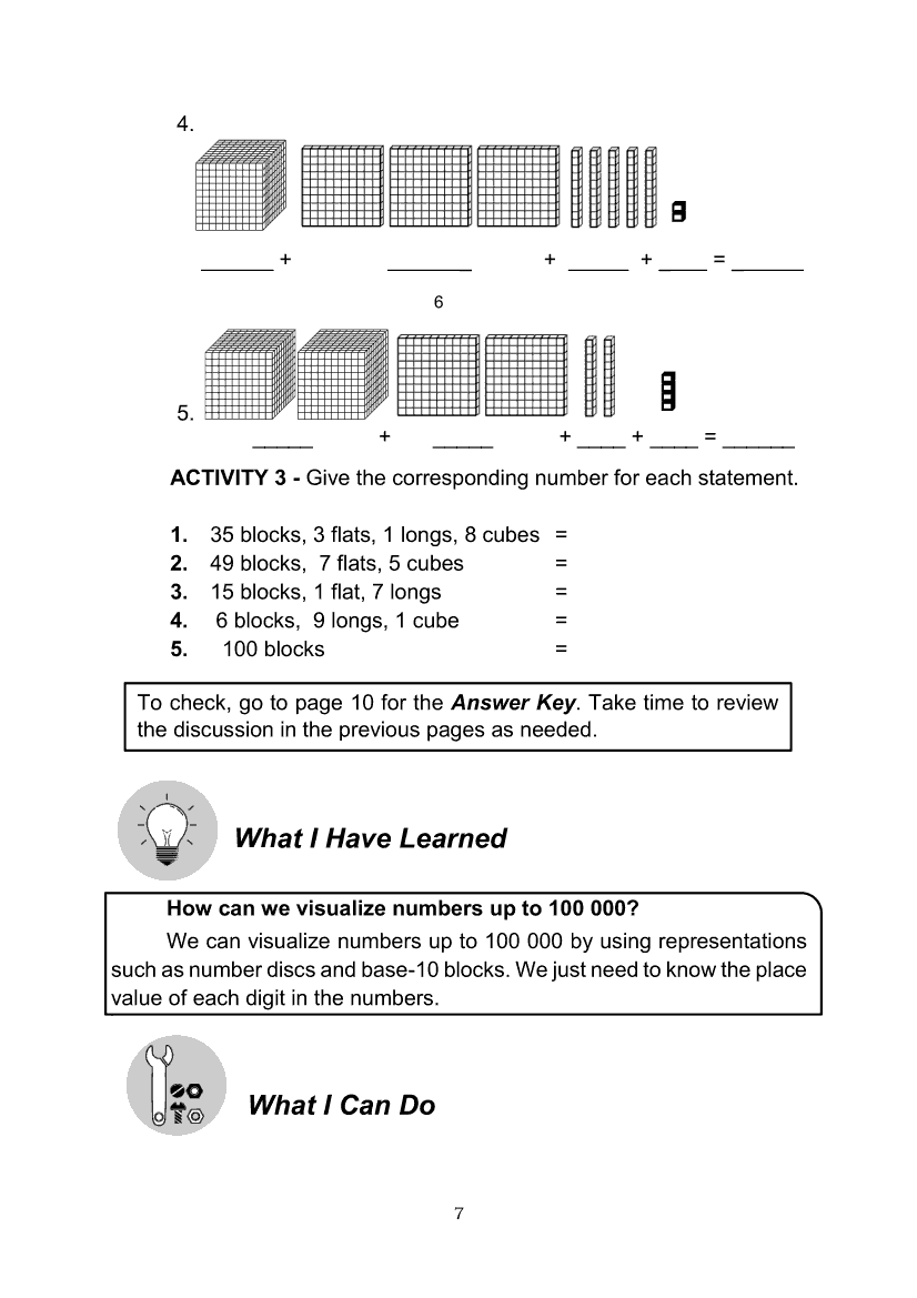 Math 4 Module 1 Visualizing Numbers Up To 100 000 Grade 4 Modules Math 4 Module 1 Visualizing Numbers Up To 100 000 Grade 4 Modules